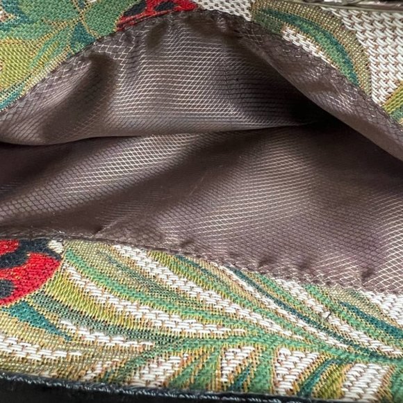 Bags | Vintage Mc Marc Chantal Tapestry Lady Bug Double Handle Shoulder ...